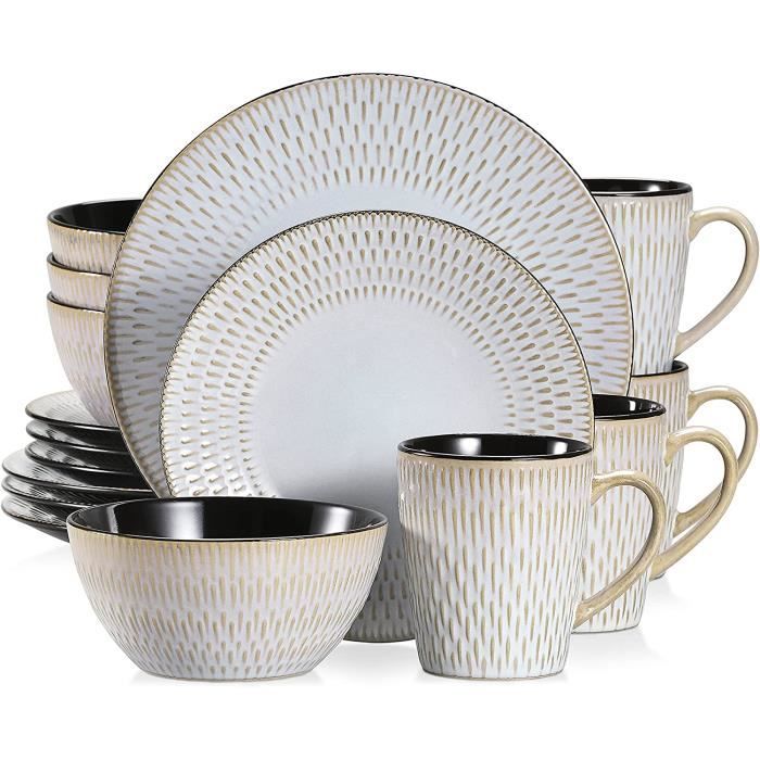 Vancasso, Série PLUVO. Service de Table Complet Moderne pour 4 ...