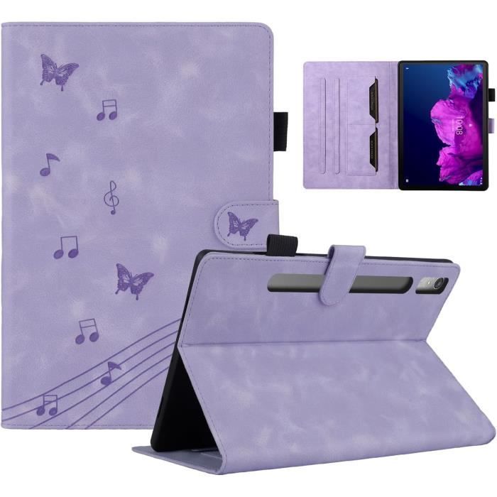 Coque Tablette Lenovo Tab P11 Pro Gen 2 Motif Papillon Housse Tablette ...