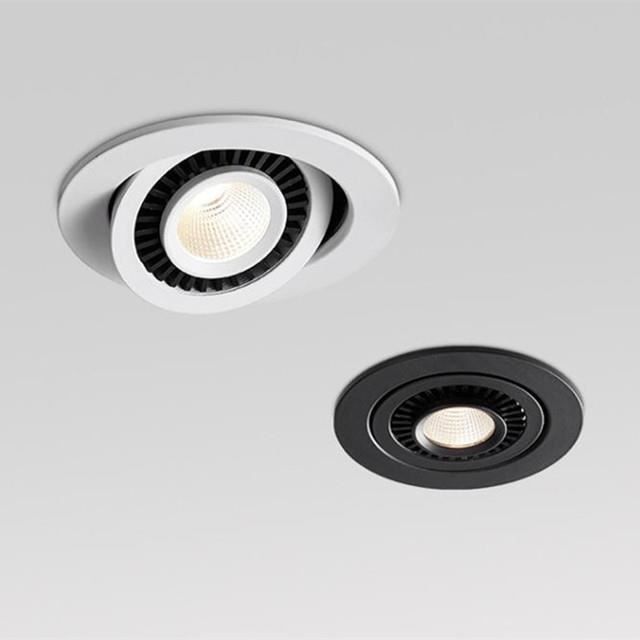 Downlight,6000K-20W-Black--Forme Ronde 360 Angle Réglable Led 9w 12w ...