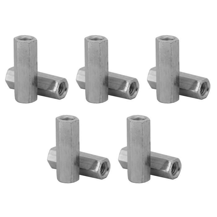 YUI HURRISE crous Longues 10pcs crou à Tige Longue Hexagonal Douille crou Filetées Attaches ...