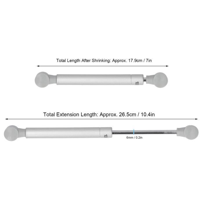 ZJCHAO tige de support hydraulique d'armoire Tige pneumatique tatami ...