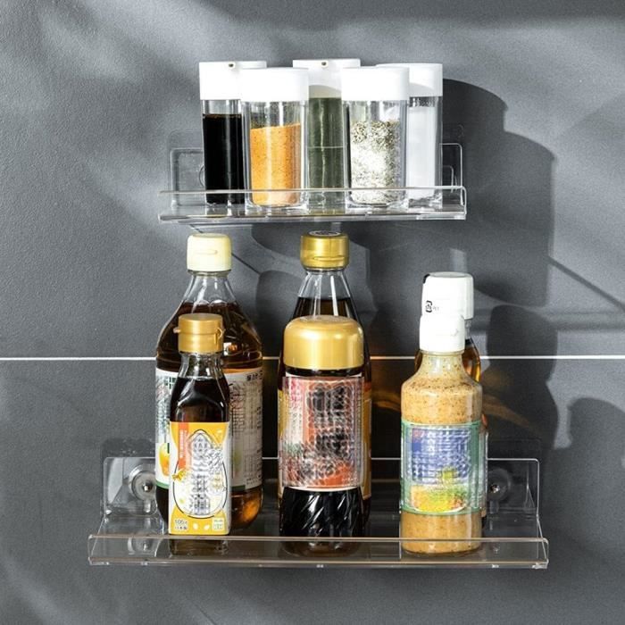 Mur Sans Forage Salle De Bain Douche Tablette Aspiration,Étagère De ...