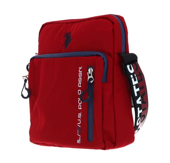 U.S. Pol o ASSN. Sac à épaule bandoulière rouge pour homme - Bozeman ...