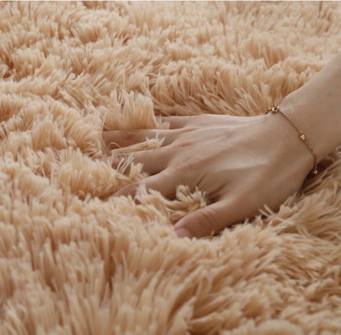 Tapis Rond Moelleux Doux Antidérapant Pour Chambre À Coucher, Salle De ...