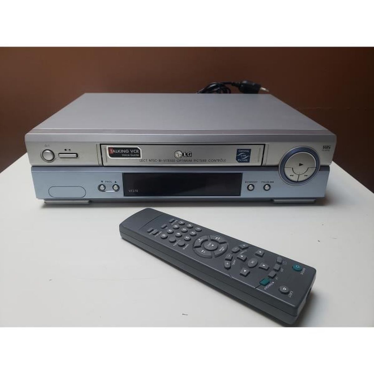 MAGNETOSCOPE LG VF370 LECTEUR K7 CASSETTE VIDEO VHS VCR PAL SECAM + TEL - Cdiscount TV Son Photo