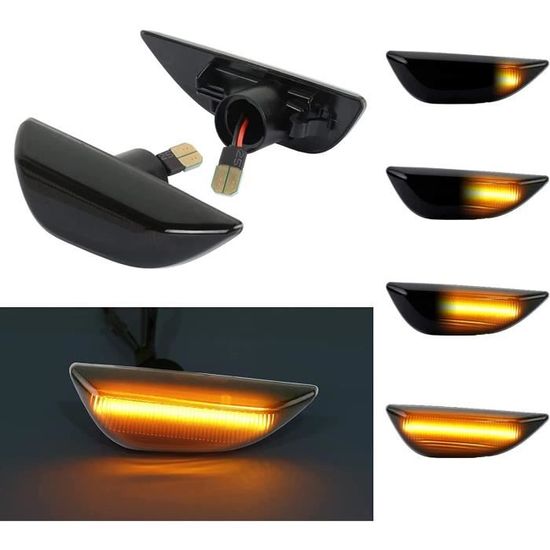 Clignotants latéraux à LED pour Opel Mokka 2012-2016 Mokka X 2016 ...