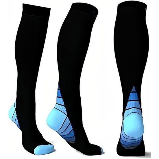 Bas Contention Femme et Homme, Chaussettes Contention, Chaussette ...