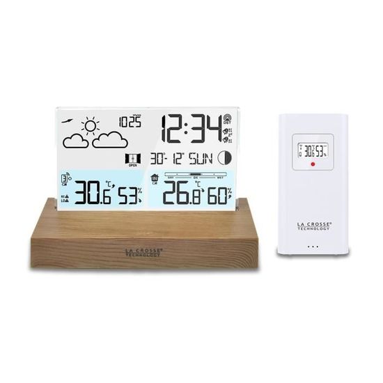 Station météo design moderne WS6207 A230 - Cdiscount TV Son Photo