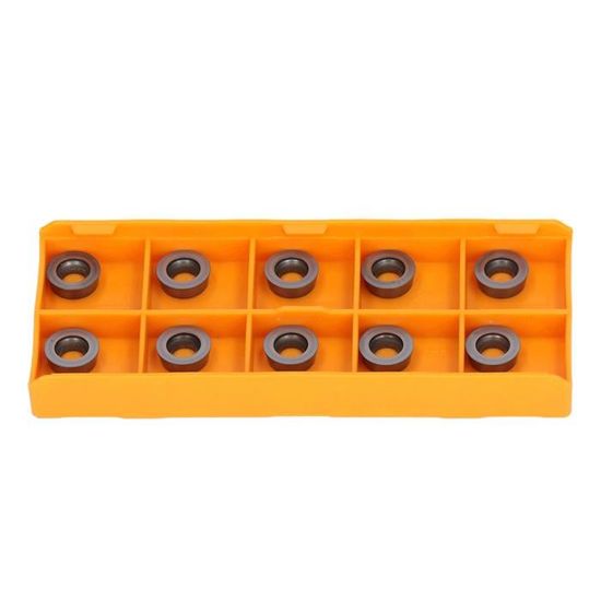 VBESTLIFE Insérer la fraise 10 pièces tournant insérer lame en carbure cémenté tour rond ...