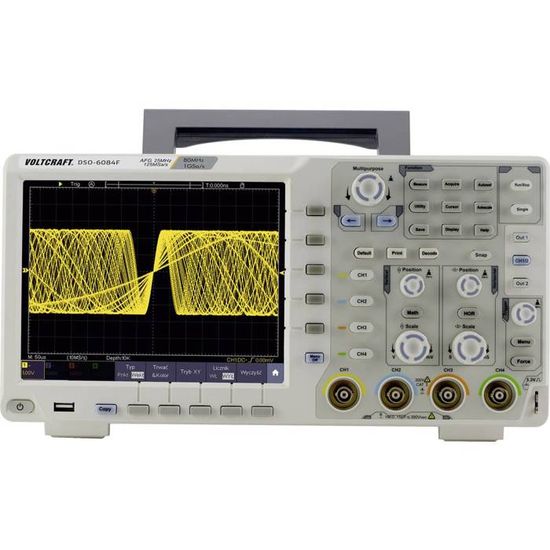 Oscilloscope numérique VOLTCRAFT DSO-6084F 80 MHz 4 canaux 1 Géch/s ...