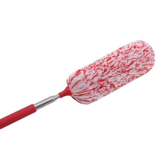 PLUMEAU,red--Plumeau télescopique en microfibre douce de haute qualité ...