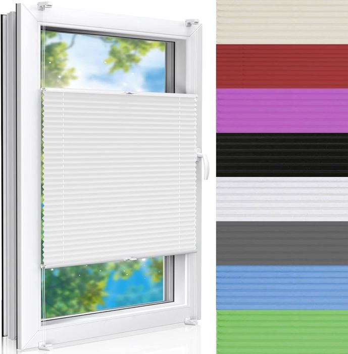 Store Plissé 90 X 160 Cm Store Plissé Sans Cordon Protection De La Vie ...