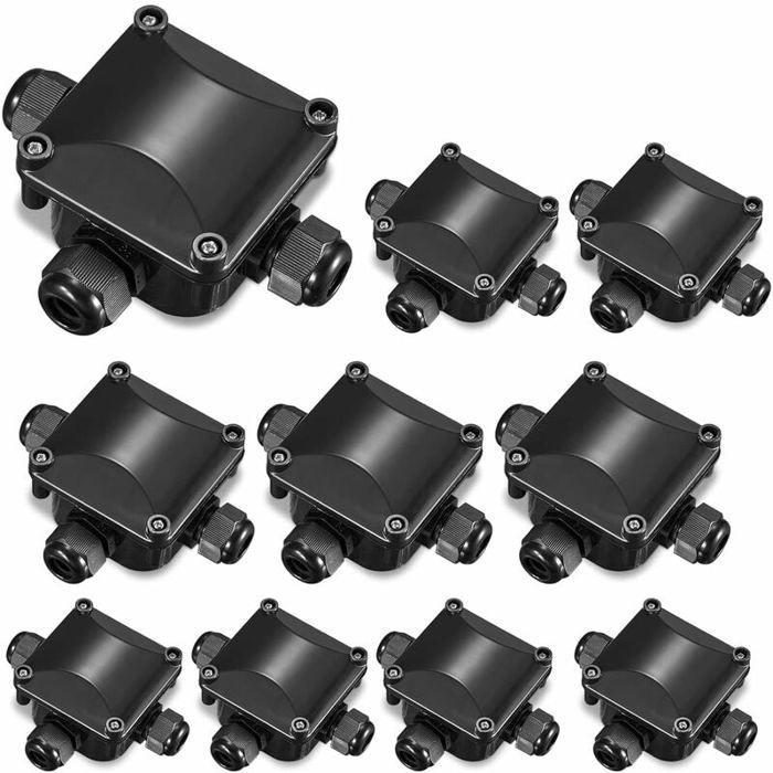 Boîte de Jonction, 10Pcs Boîtier de Raccordement, IP66 Connecteur ...