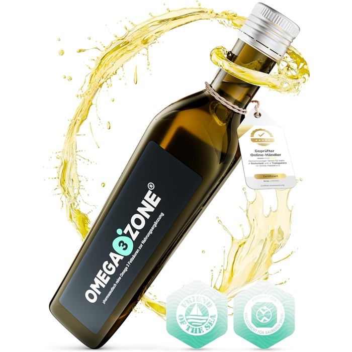 Huile de Poisson Omega 3 omega3zone 500ml - Haute Dose 5400 mg, Goût ...