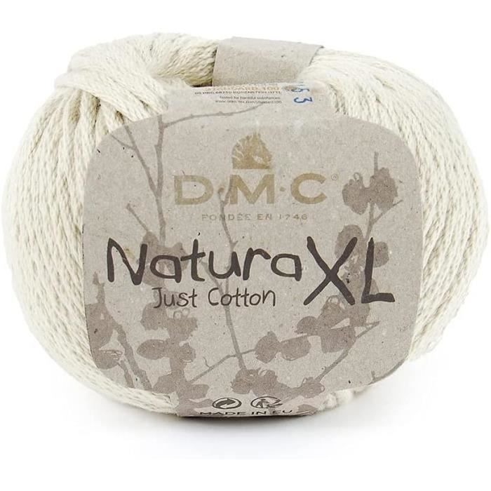 Natura Xl-Pelote De Fil À Tricoter Et À Crocheter|100% Coton-Idéal Pour Déco, Accessoires Et ...