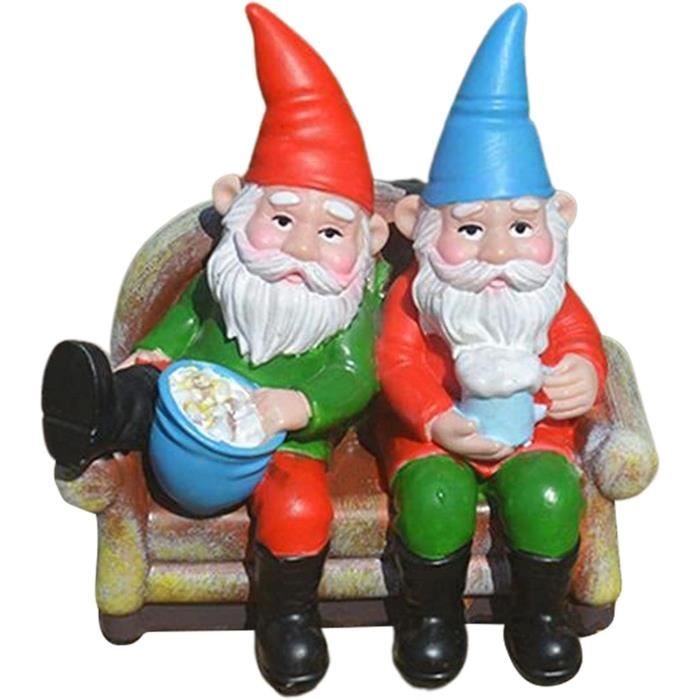 Nains Jardin \ Mignon Nain Jardin Peint À La Main En Résine, Sculpture ...