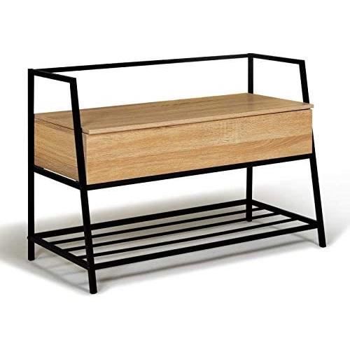 Banc d'entrée TIM design industriel [100] - Cdiscount Maison