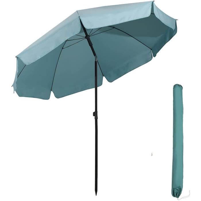 Sekey Parasol de Parasol de terrasse avec Protection Solaire UV25+ Bleu ...