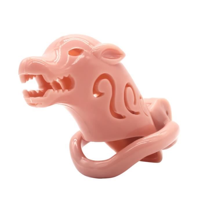 Cage de chasteté pour homme, imprimée en 3D, légère et incurvée, avec 4 ...