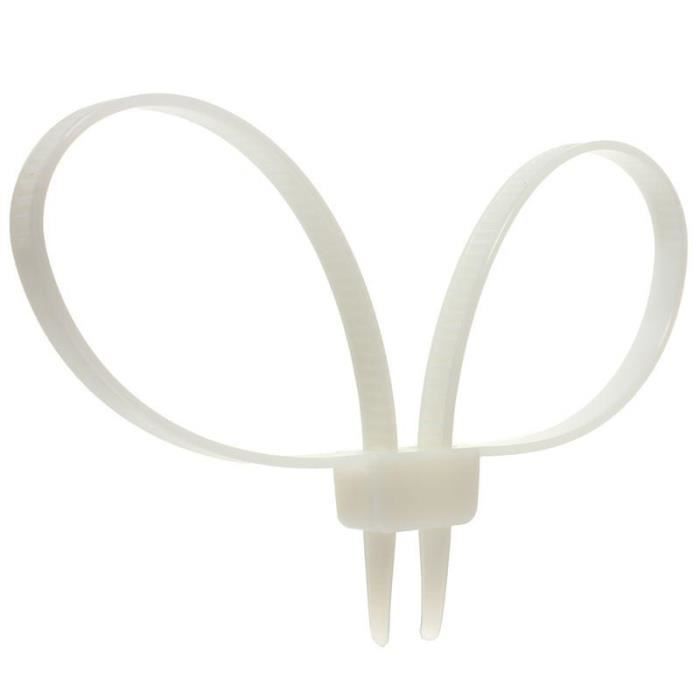 Restraint Zip Tie Disposable Handcuffs Nylon Double Loops Self Locking ...