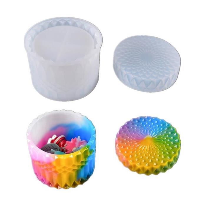 Moules en silicone - Créatif - Boîte de rangement avec couvercle - 8,9 ...