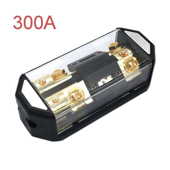 Fusible Voiture,Boîte à Fusibles de siège,1 en 2,sortie Audio de voiture,avec 100a,150a,200a ...