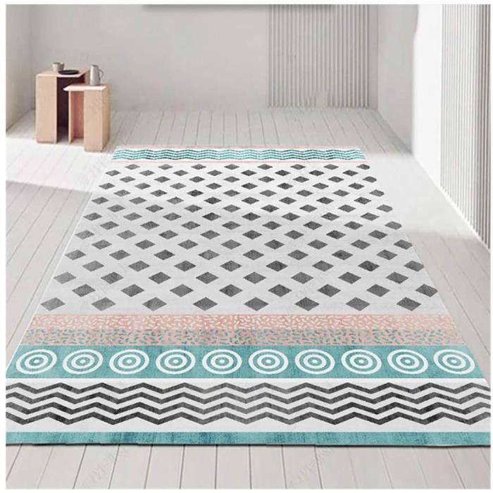 Tapis de Salon Moderne Simplicité - The Rug - 100X150cm - Multicolore ...