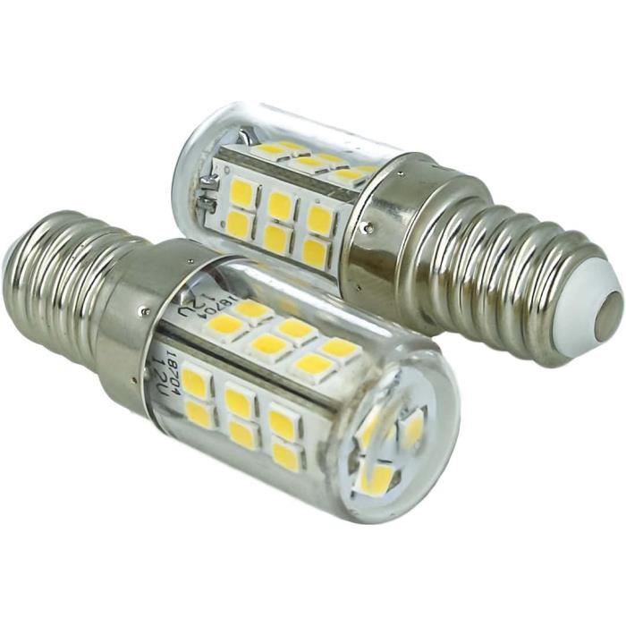 2 pièces de lampes à LED E14 DC 12V 24V 4W blanc pour cimetière ...
