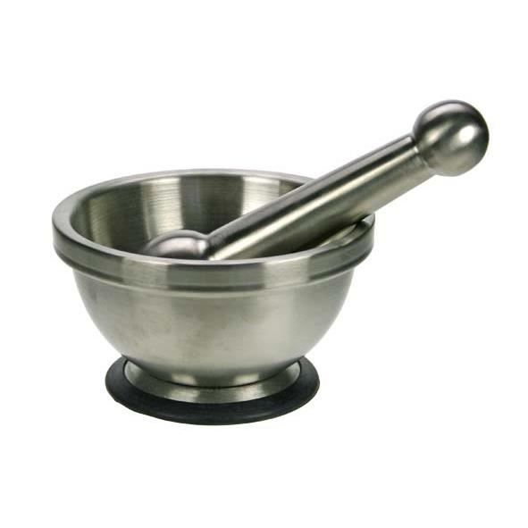 Mortier + pilon en inox - Cdiscount Maison