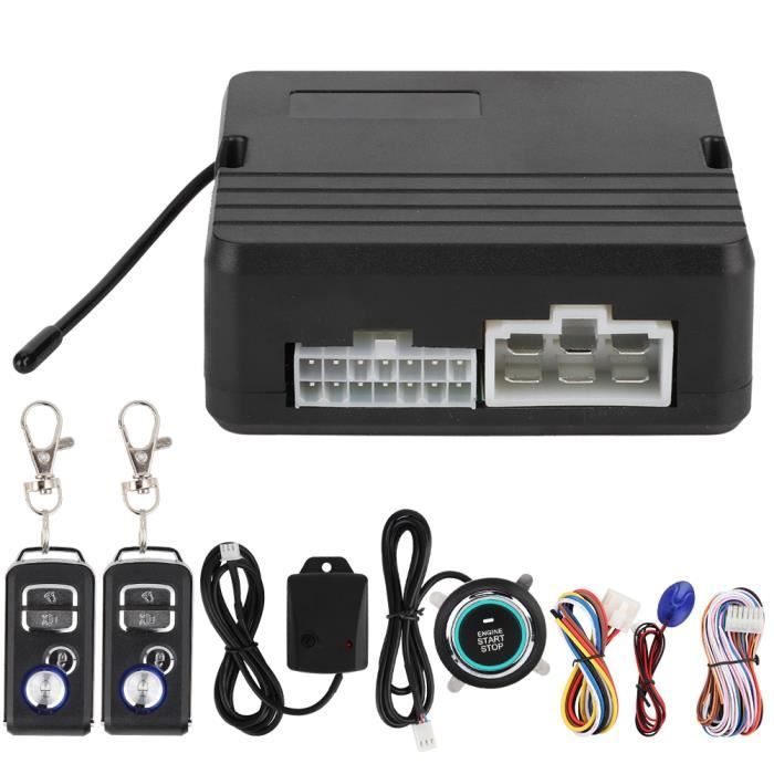 Engine Start Control Alarm System Vibration Ignition Push One Button ...