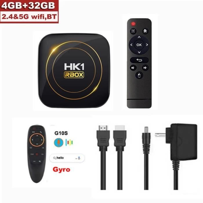 Boîtier TV - RNCYN - HK1 RBOX H8S - Android 12 - 6K - 4 Go RAM - 32 Go ROM - Cdiscount TV Son Photo