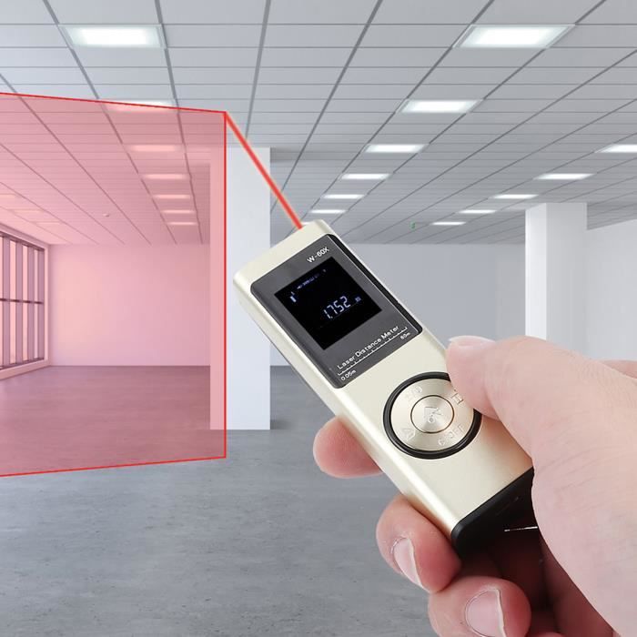 Shipenophy Télémètre laser Mètre de Distance Laser 60 Mètres Télémètre ...
