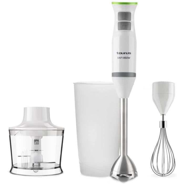 Taurus Bapi 1200 Premium Complet - Mixeur plongeant multifonction 4 en ...