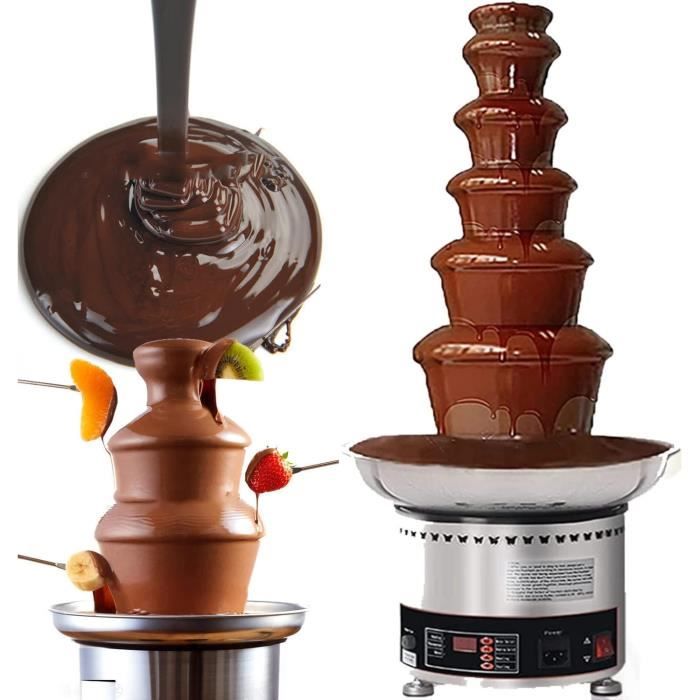 Grande Fontaine De Chocolat En Acier Inoxydable - Machine Électrique À ...