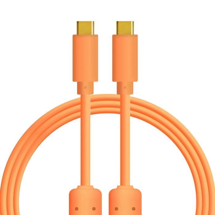 Chroma Cable Usb-C Vers C Orange, Câble Usb 2.0 De Haute Qualité ...