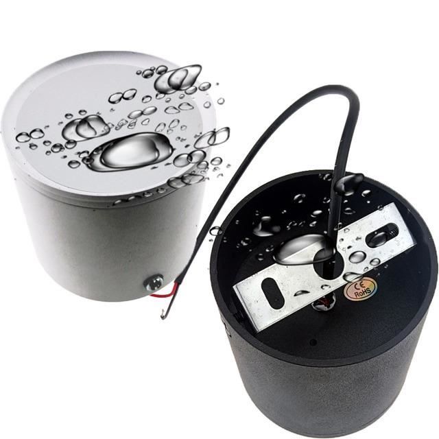 Downlight,Cold White-7W 75mm-Black IP67--Spot lumineux LED imperméable ...