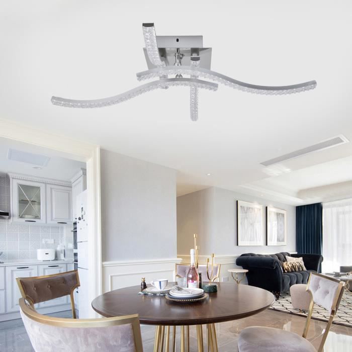 Akozon luminaire LED Plafonnier LED 3 Couleurs Télécommande Dimmable 4 ...