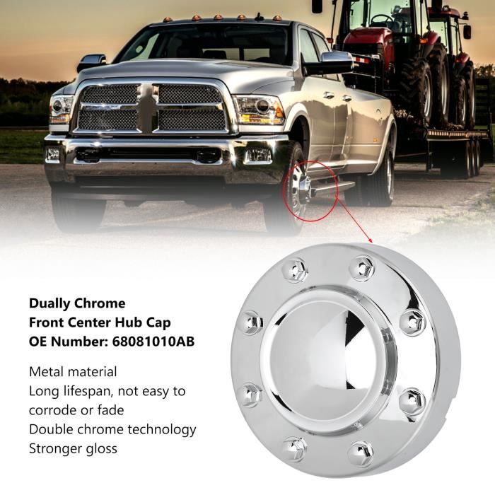Enjoliveur de Roue - DIOCHE - Dodge 3500 - Chromé - ABS - Remplacement ...
