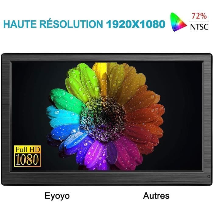 Moniteur 13,3 Pouces Ips Hdmi 1920X1080 16: 9 Lcd Ecran Hdmi Vga Entrées Pour Pc Portable ...