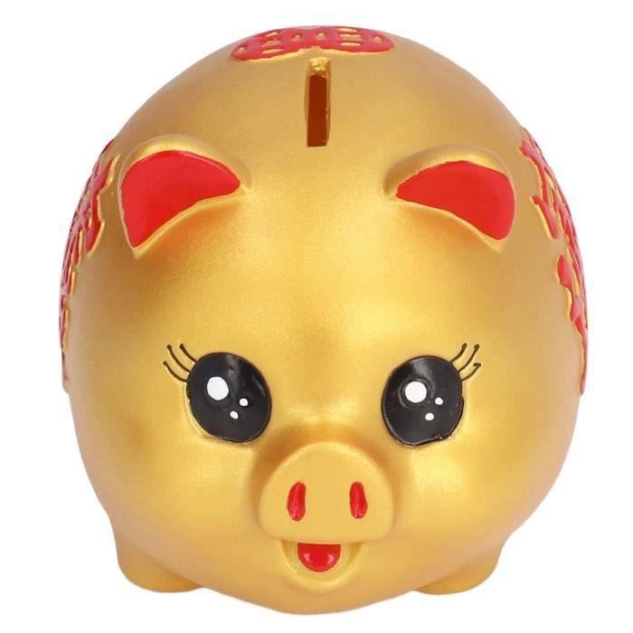 Shiny-Piggy Bank Waterproof Dropproof Hand Painted Craft Pig Money deco ...