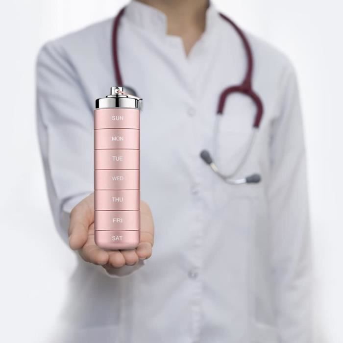 Pilulier Semainier 7 Jours, Boite Medicaments Pilulier Semainier ...