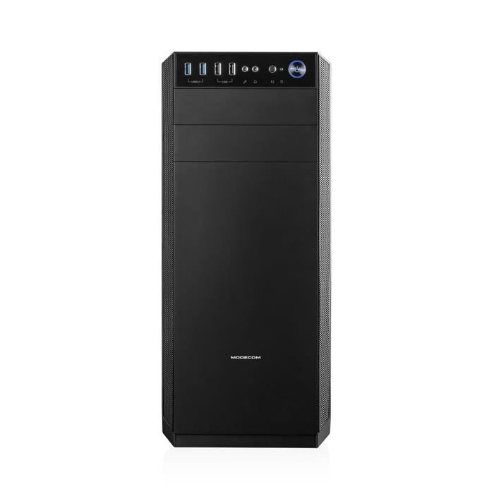 Boîtier PC - MODECOM - OBERON PRO LE - Midi Tower Noir - 2 baies ...