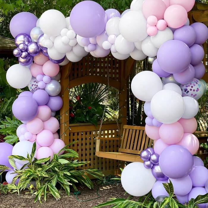 Ballons Rose Violet, 50 Pièces 12 Pouces Ballons En Latex Rose Violet ...