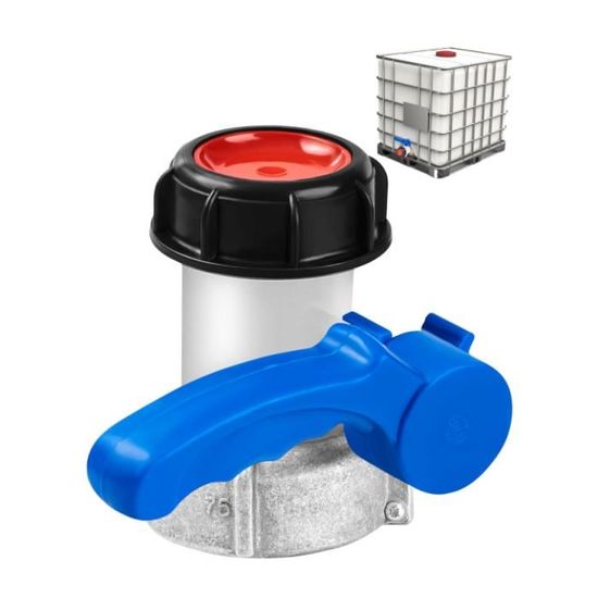 Adaptateur IBC Universel 75MM Vanne Cuve Plastique 1000L - Blanc ...