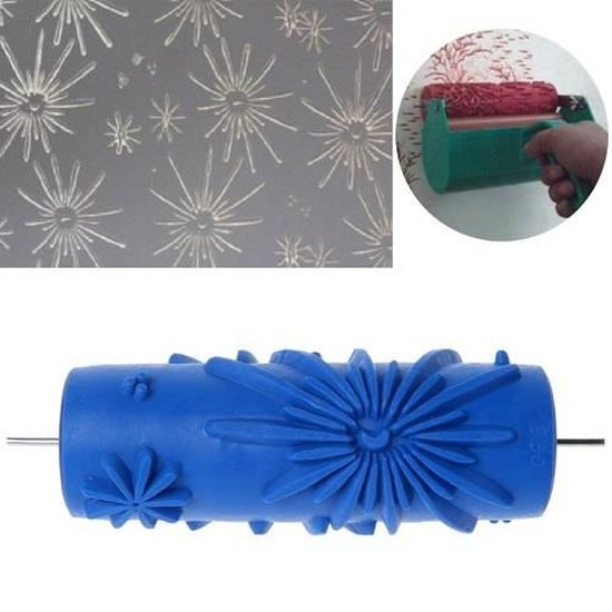 Rouleau de peinture,Manche de rouleau de peinture en relief 5 ...