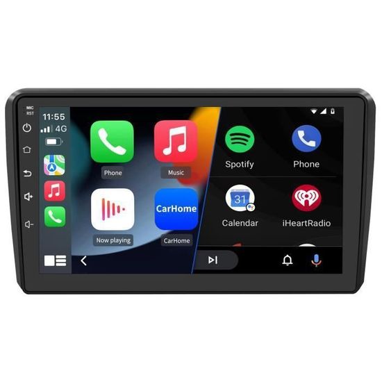 AWESAFE Autoradio Android 13 2Go+32Go pour Audi A3/S3/RS3 (2012-2020), 9 Pouces Écran Tactile ...