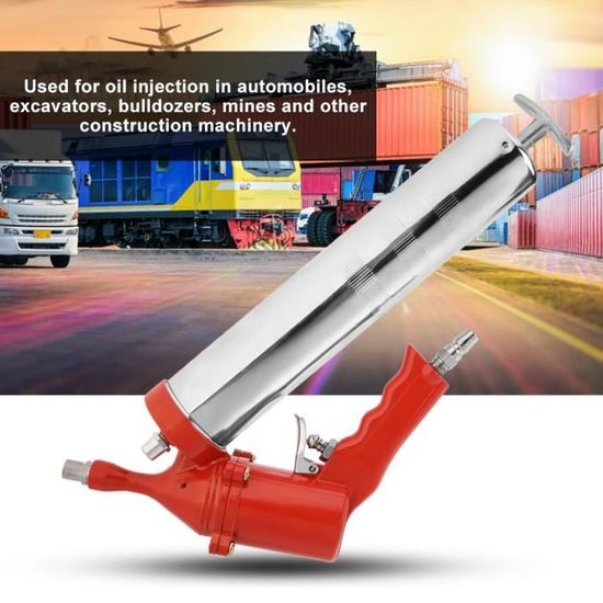 SURENHAP Pistolet graisseur pneumatique Outil de graissage de cartouche ...