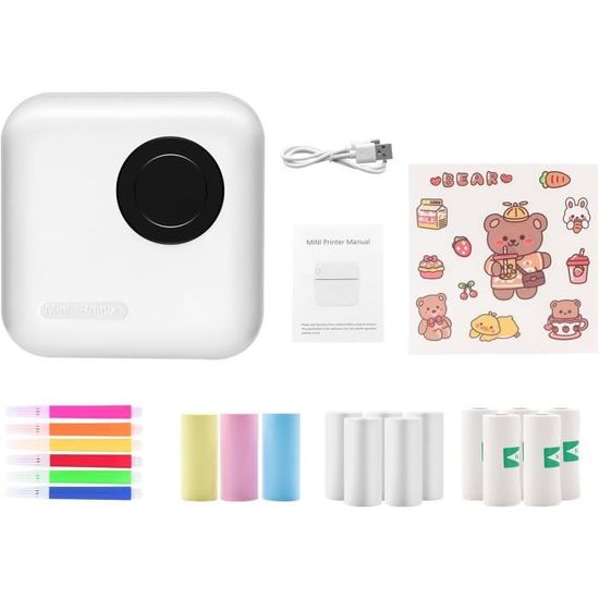 Mini Imprimante Portable, Imprimante Thermique, Primty Imprimante ...