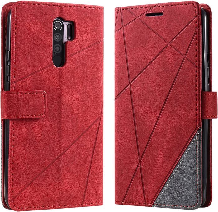 Coque pour Xiaomi Redmi 9/9 Prime/Poco M2, Housse étui Folio Wallet ...
