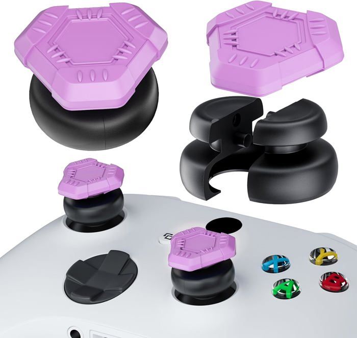 Lot De 2 Extensions De Joystick Et Coque En Silicone Pour Manette Xbox ...